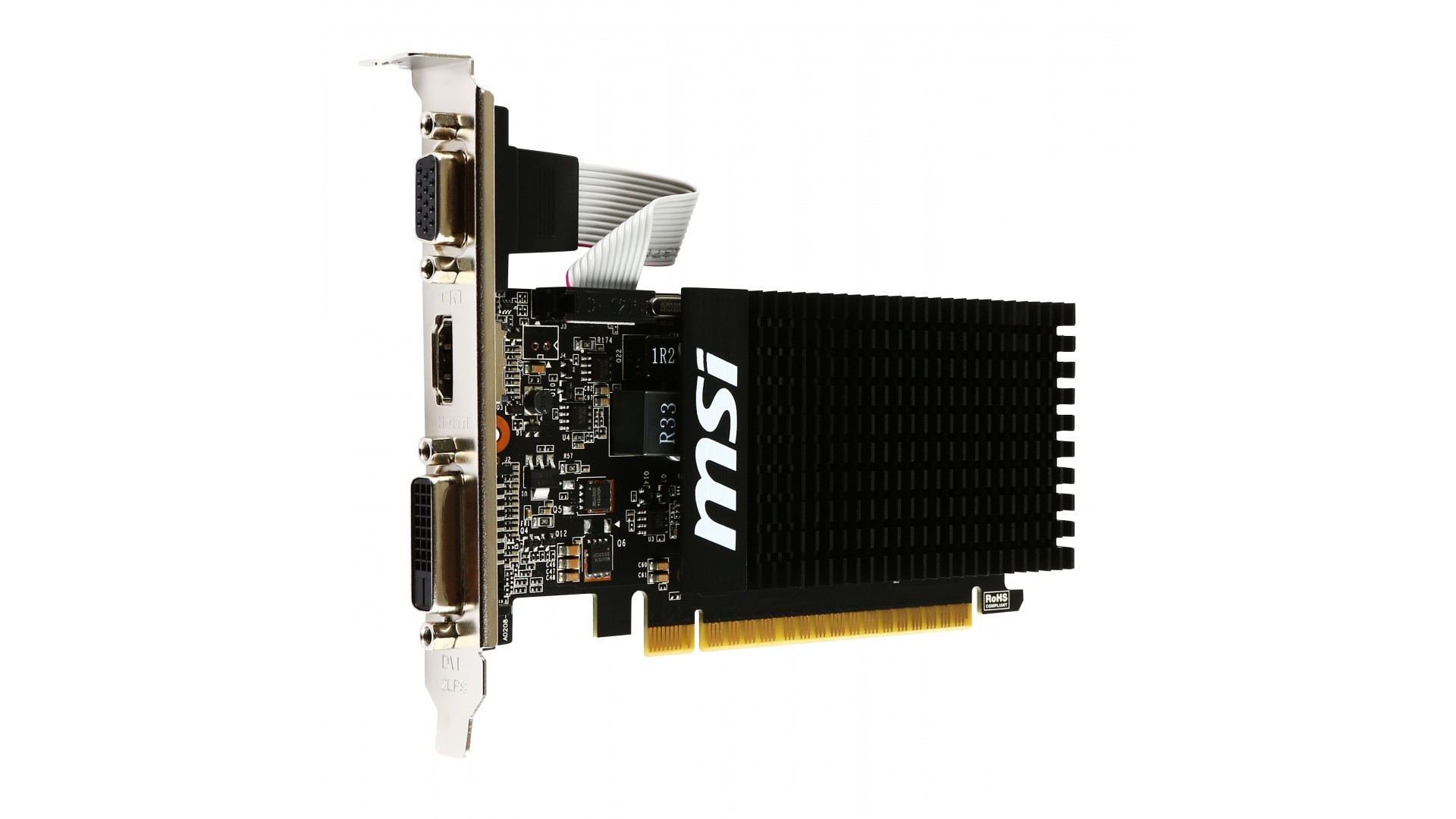 MSI GT 710 2GD3H LP carte graphique NVIDIA GeForce GT 710 2 Go GDDR3